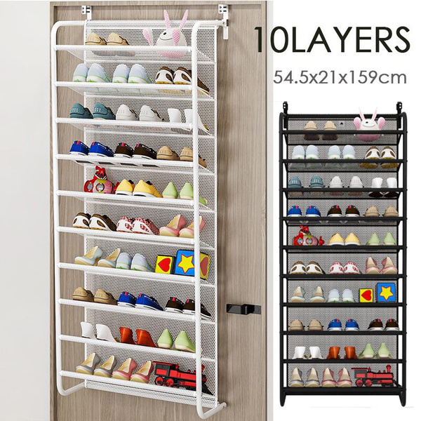 Door Hanging Multi-layer Shoe Rack Wall-mounted Space-saving Shoes ...