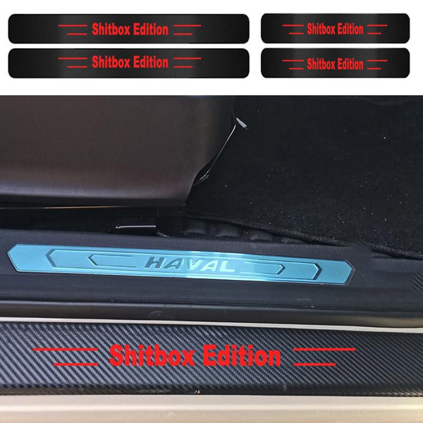 Shitbox Edition Emblem Badge Car Door Sill Threshold and Rear Trunk ...