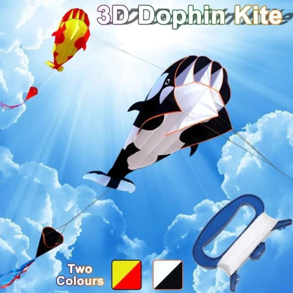 Outdoor 3D Large Kite Whale Software Beach Kite Cartoon Animal Kites ...