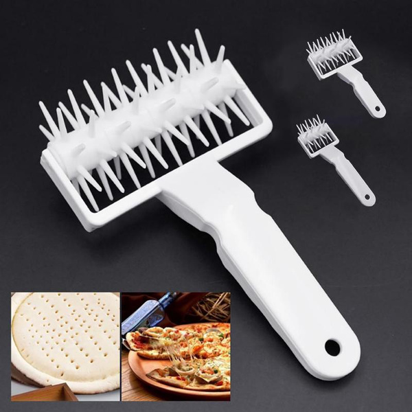Pizza Rolling Needle Bread Cookies Dough Roller Hole Punch Needle ...