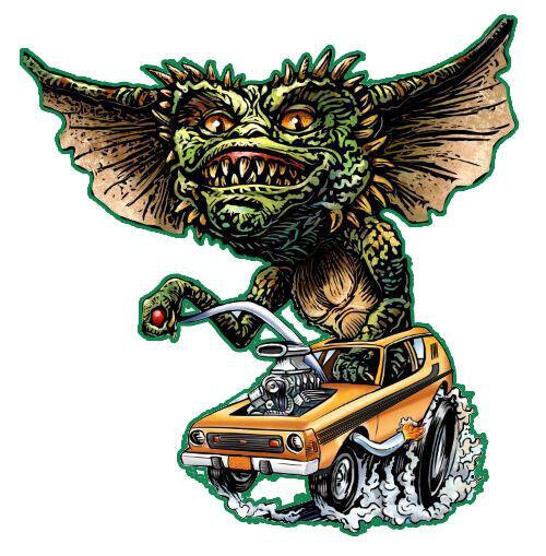 Rat Fink Gremlin Vinyl Decal Stickers | Wish
