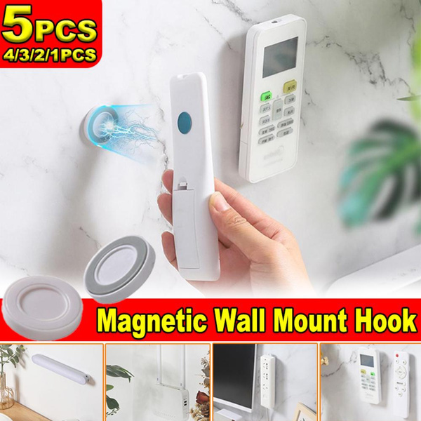 New Wall Mount Strong Magnet Holder Hook Magnetic Hooks Remote Control ...