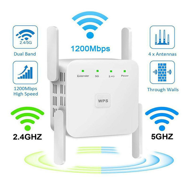 5G WiFi Repeater Wifi Amplifier Signal Wifi Extender Network Wi fi ...