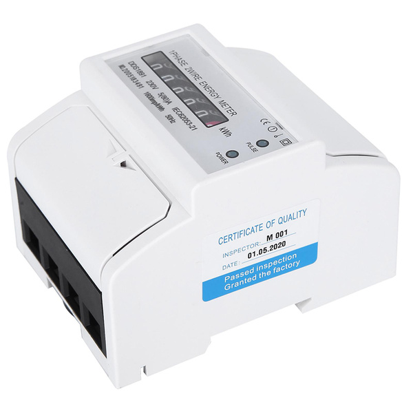 DDS1891 Single Phase 4P Energy Counter Meter High Accuracy Electric ...