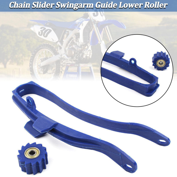 Motorcycle Swing Arm Chain Slider Guard & Roller Tensioner Guide For ...