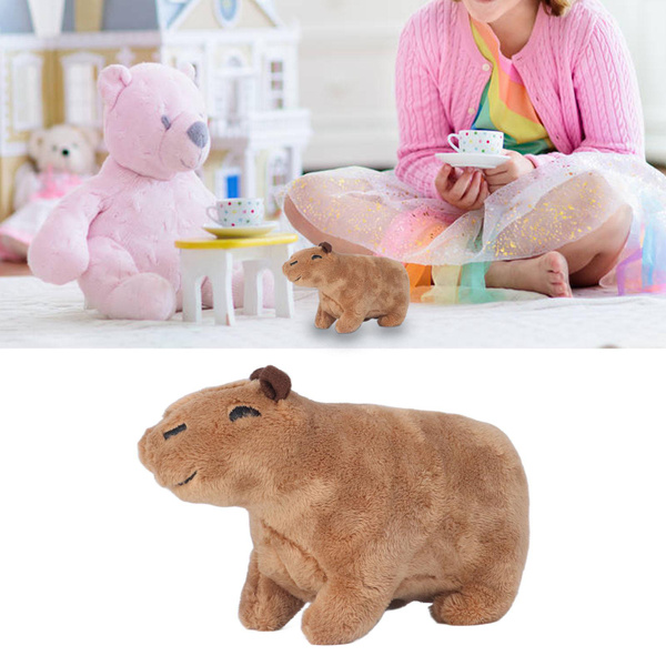 Capybara Stuffed Animal Doll Cute Soft Cartoon Capybara Rodent Plush ...