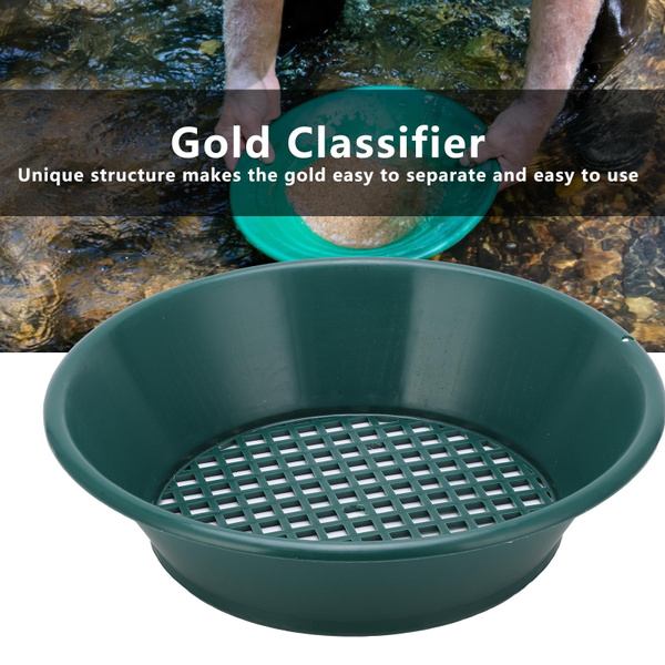 350mm Gold Pan Screen Sifting Tray Manual Gold Washing Tool Accessory ...