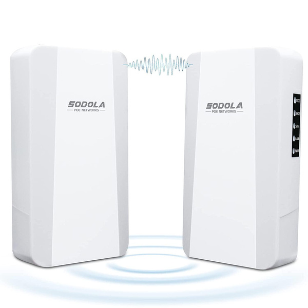 Wifi Bridge 300Mbps, 2.4G Outdoor Cpe Point To Point 1Km Long Range ...