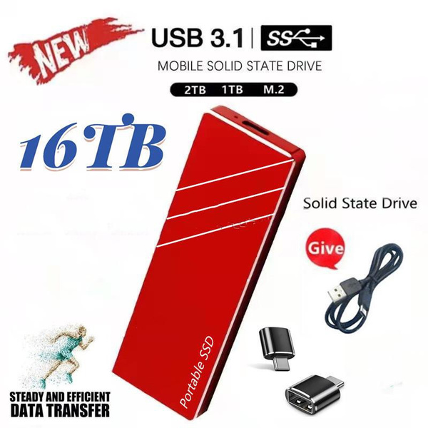 Mobile solid state drive upgrade 1TB-60TB super capacity USB3.1 high ...