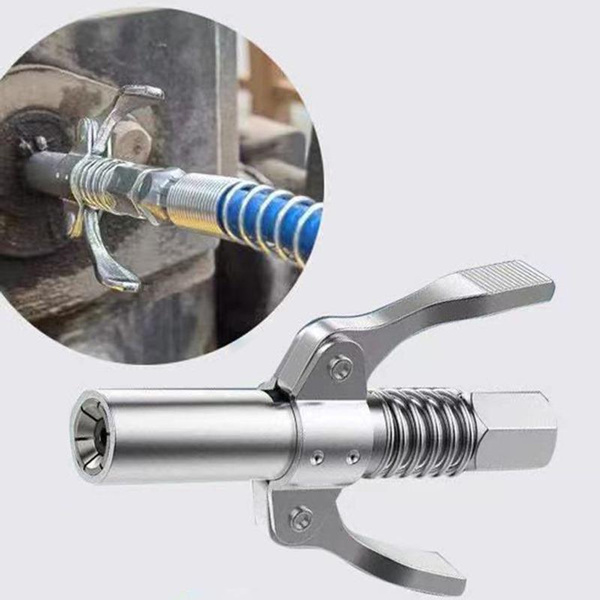 Double Handle Grease Tool Coupler Heavy Duty Quick Release Grease Gun ...