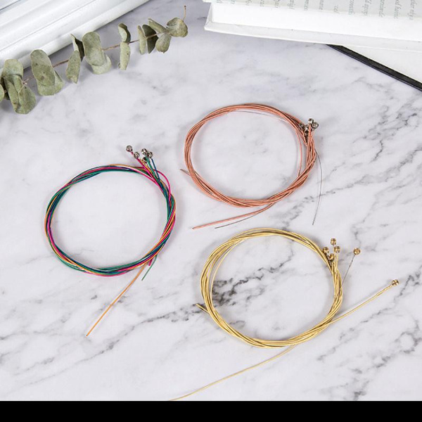 3Sets New Colorful Folk Guitar String Replacement Parts Acoustic Guitar ... 3Sets New Colorful Folk Guitar String Replacement Parts Acoustic Guitar ...