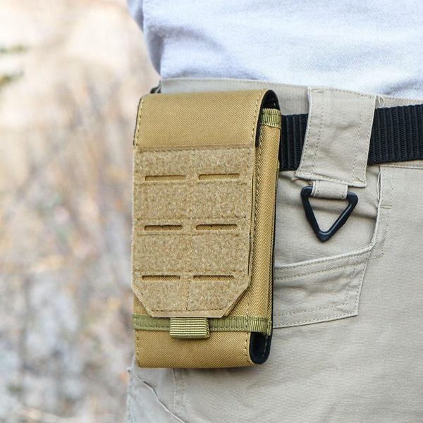 Tactical Molle Phone Pouch 600D Military Waist Bag Outdoor Men EDC Tool ...