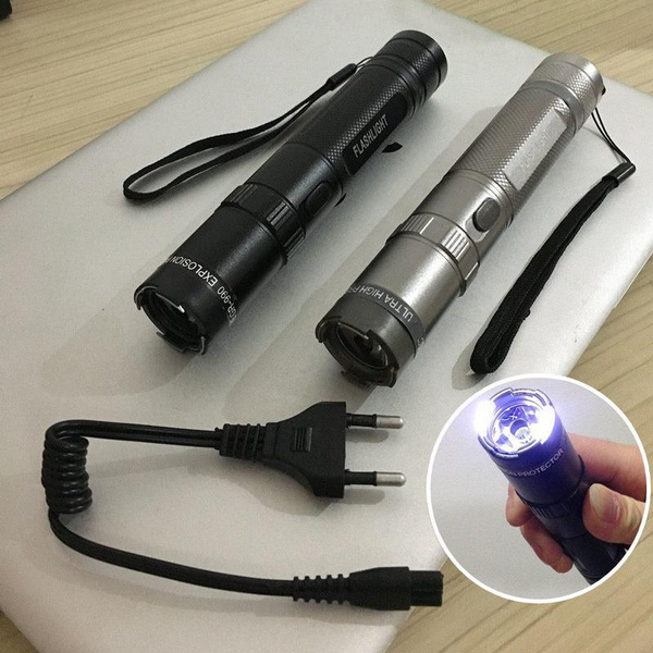 Outdoor Rechargeable Tactical Flashlight self-defense LED Torch | Wish