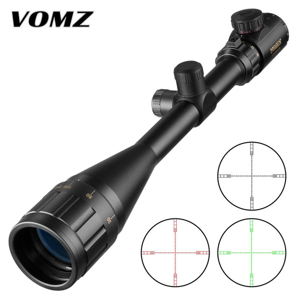 VOMZ 6-24x50 AOE Scope Cross Red Greed Optical Rifle Scope Long Eye ...