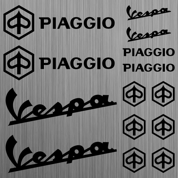 PIAGGIO Vespa sticker decal scooter 14 Pieces | Wish