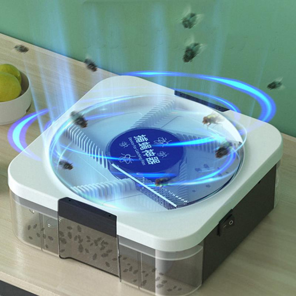 Fly Trap Automatic Flycatcher Insect Pest Catching Fly Killer Electric ...