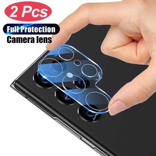 2PCS Camera Protectors Lens Cover Tempered Glass For Samsung S23 Ultra ...