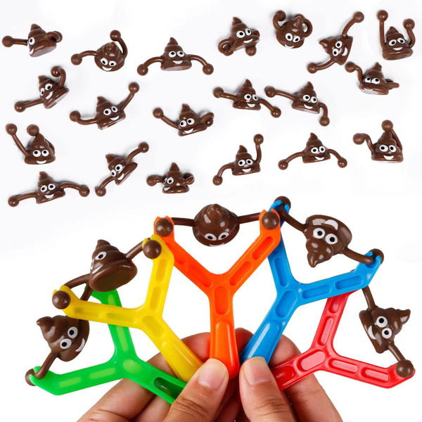 5Pcs Catapult Poo Slingshot with 20PCS Poop Bullets, Poop Slingshot Toy ... 5Pcs Catapult Poo Slingshot with 20PCS Poop Bullets, Poop Slingshot Toy ...