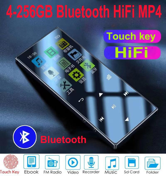 Metal Bluetooth Touch key MP3 MP4 Music Player 4GB-256GB Video Sport ... Metal Bluetooth Touch key MP3 MP4 Music Player 4GB-256GB Video Sport ...