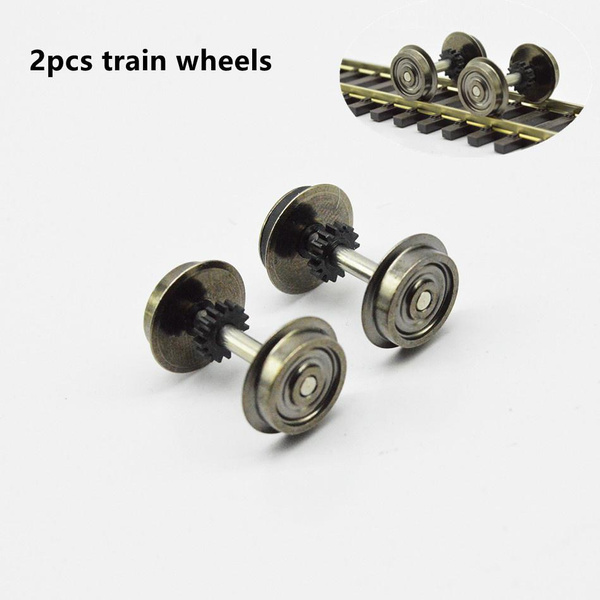 1:87 HO Scale Model Train Metal Wheels Railway Modeling layout Railroad ...