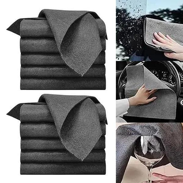 Thicker Magic Cleaning Cloth No Watermark Rag Microfiber Window Glass ...