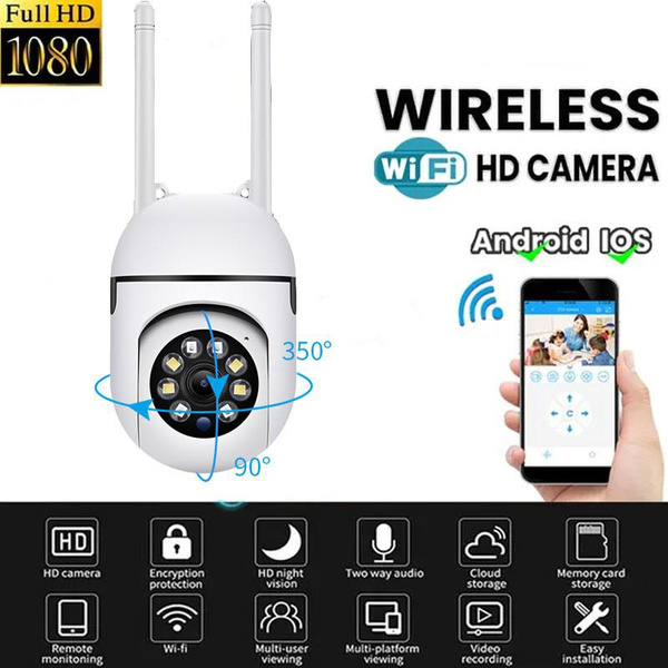 HD 1080P IP Cam WIFI Smart Panoramic Camera A7 Wireless Surveillance ...