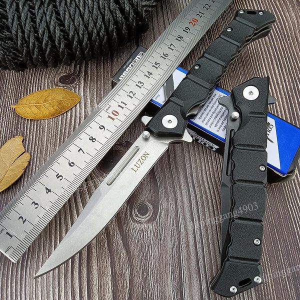 New 2023 Cold Steel 20NQL Luzon Tactical Military Flipper Blade Knife ...