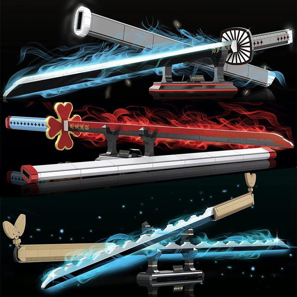 Samurai Knife Assembly Brick Cartoon Theme Samurai Knife Building Block ...