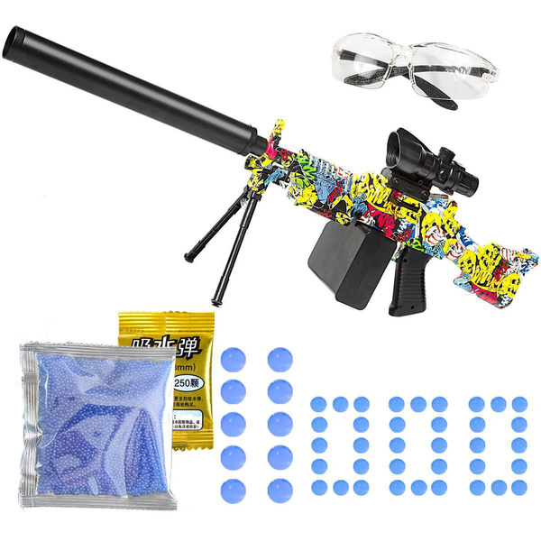 Splatter Ball Gun Gel Ball Blaster Toy Guns Electric M416 with 11000 ...