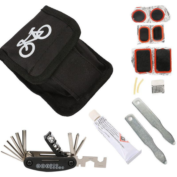 Bicycle Repair Tool Set Bicycle Tire Repair Crowbar and Multi-Purpose ...