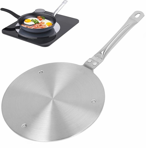 Heat Diffuser Plate, Stainless Steel With Stainless Handle, Induction ...