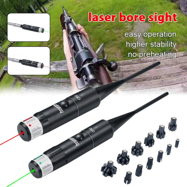 Tactical Hunting Green Red Laser Dot Bore sighter Kits Caliber Riflescope Airsoft Optical ...