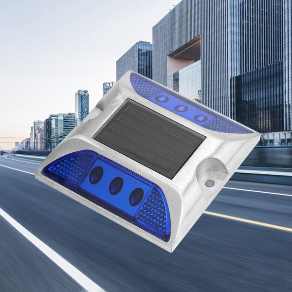 Solar Power Ground Light, Waterproof Led Road Stud Marker Lights ...
