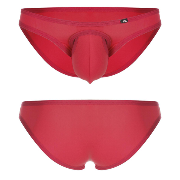 Mens Underwear Briefs Sexy Bulge Enhancing Ball Pouch Low Rise Bikini Briefs Wish