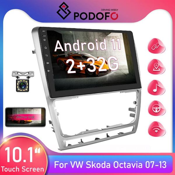 Podofo [2+32G] NEW Android 11 2Din Car MP5 Player 10.1" GPS Car Stereo ...