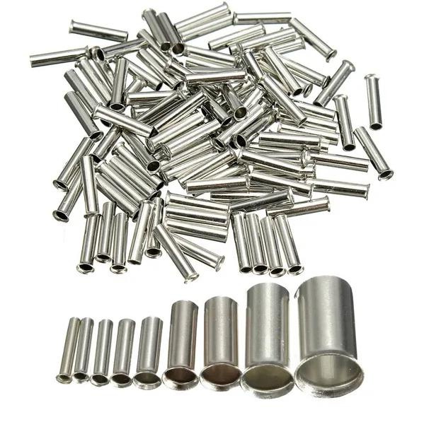 600/1200Pcs Copper Crimp Sleeves Connectors Uninsulated Crimp Terminal ...