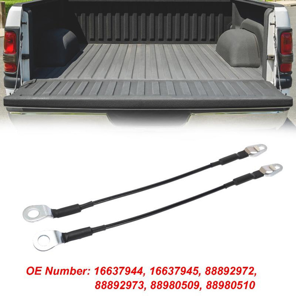 Rear Tailgate Cables Support Straps Pickup for Chevy Silverado for GMC ...