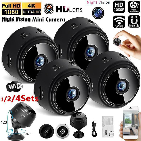 (1/2/4Pcs)2023Upgrade Memory Storage Memory Storage Spy Camera Wireless ...