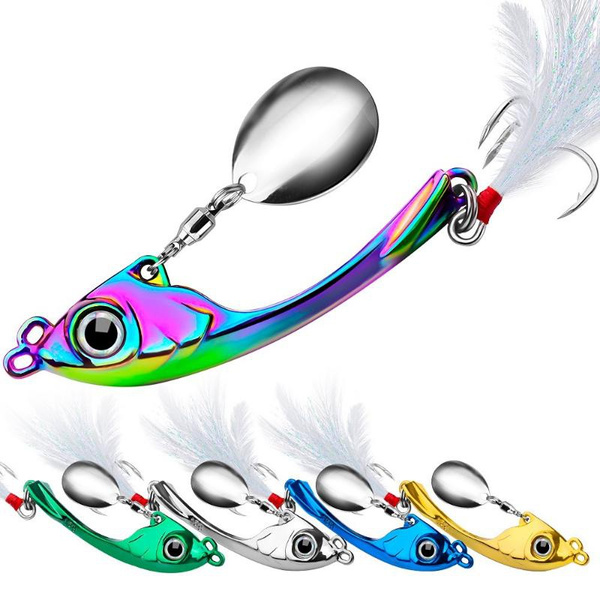 Lure Bait Crescent Moon Rotating Sequin Tremor Bait Fine-tuning Bait ...