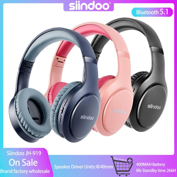Siindoo JH-919 3 Colors Wireless Bluetooth Headphones Foldable Stereo ...