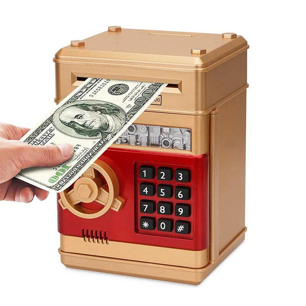 Electronic Piggy Bank Safe Box Money Boxes For Children Digital Coins ...