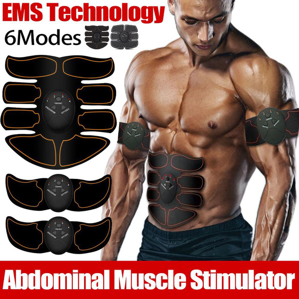 【2COLOR】Sports Entertainment Vibration Belt Machine ABS Trainer EMS ...