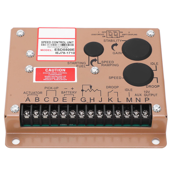 Engine Speed Regulator Generator Electronic Control Module Genset Parts ESD5500e DC 12V/24V ...