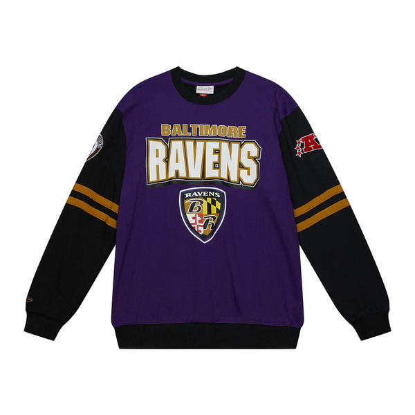 Mitchell & Ness Fleece Pullover - PATCHES Baltimore Ravens | Wish