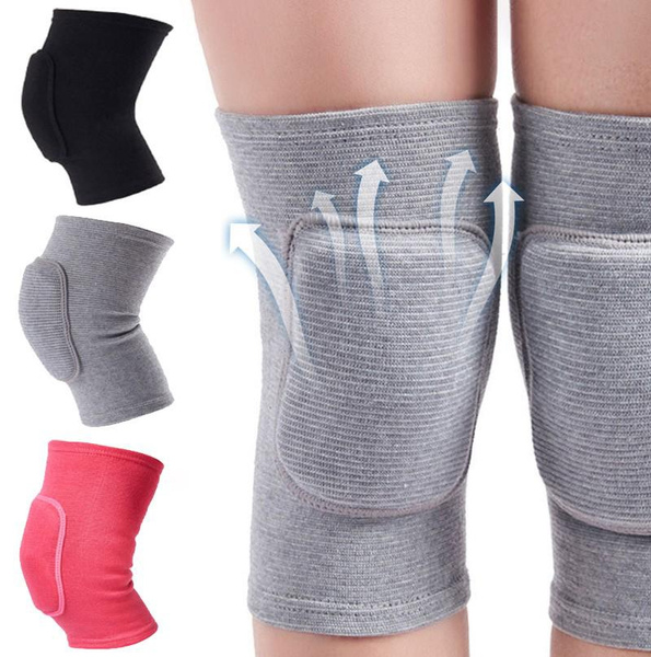 1 Pairs Non-Slip Knee Brace Soft Knee Pads Breathable Knee Compression ...
