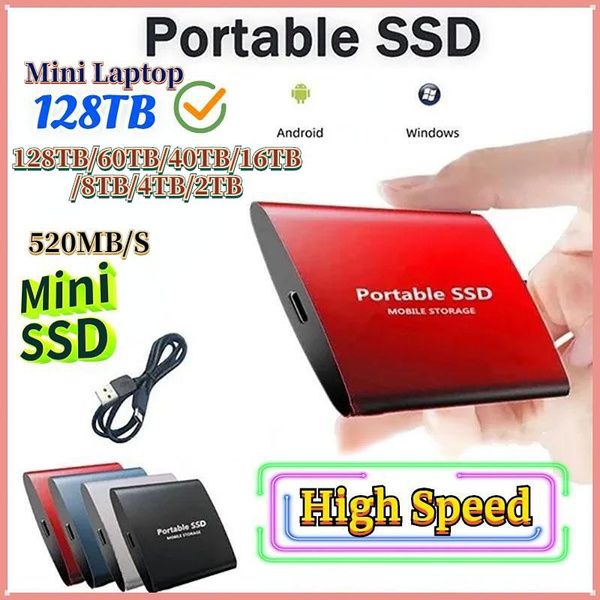 Stockage De Masse Externe SSD USB128TB/60TB/40TB/16TB/8TB/4TB/2TB À ...