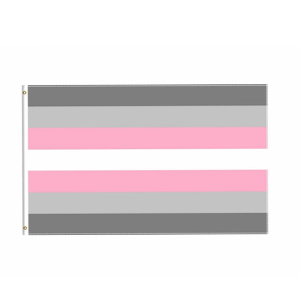 Demigirl Pride Flag 3x5 ft LGBTQ LGBT Rainbow Gender | Wish