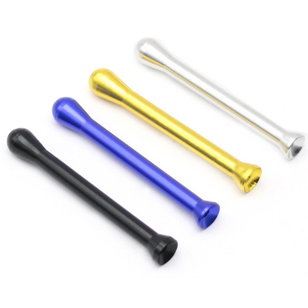 1pc Aluminum Alloy Nasal Vacuum Sniffer Straw Snuff Snorter Nasal ...