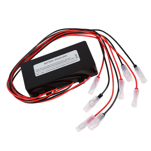 Battery Equalizer 48V Battery Voltage Balancer 4 × 12V Battery Bank ...