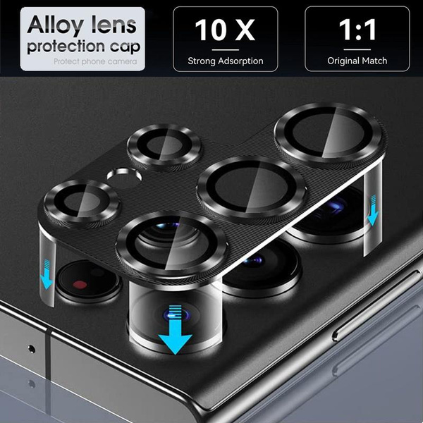 Aluminum Alloy Metal Camera Lens Glass Protector Film,Tempered Glass ...